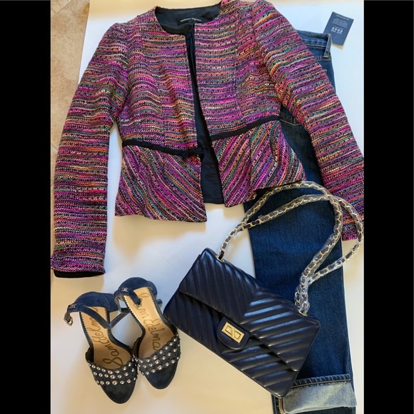 Nanette Lepore | Jackets & Coats | Nanette Lepore Juke Box Tweed Fitted ...
